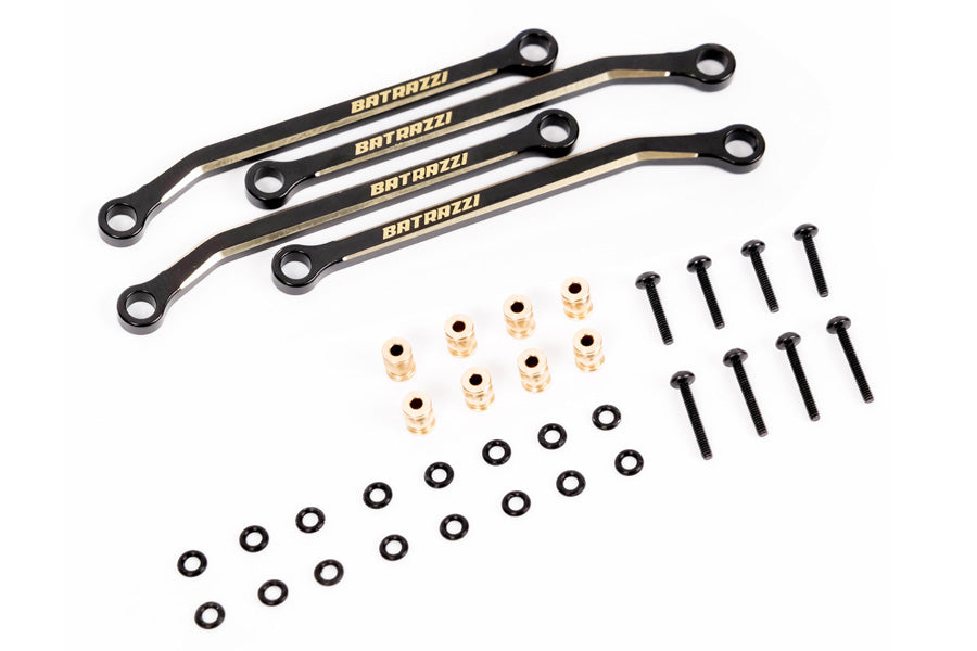 BATRAZZI Brass Lower Chassis Link Set for FCX24M Discovery/ Range Rove