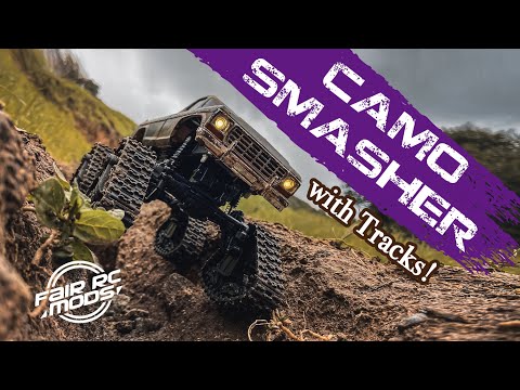 FairRC 1/24 FCX24 SMASHER RTR Camouflage Mod w/Batrazzi Tracks